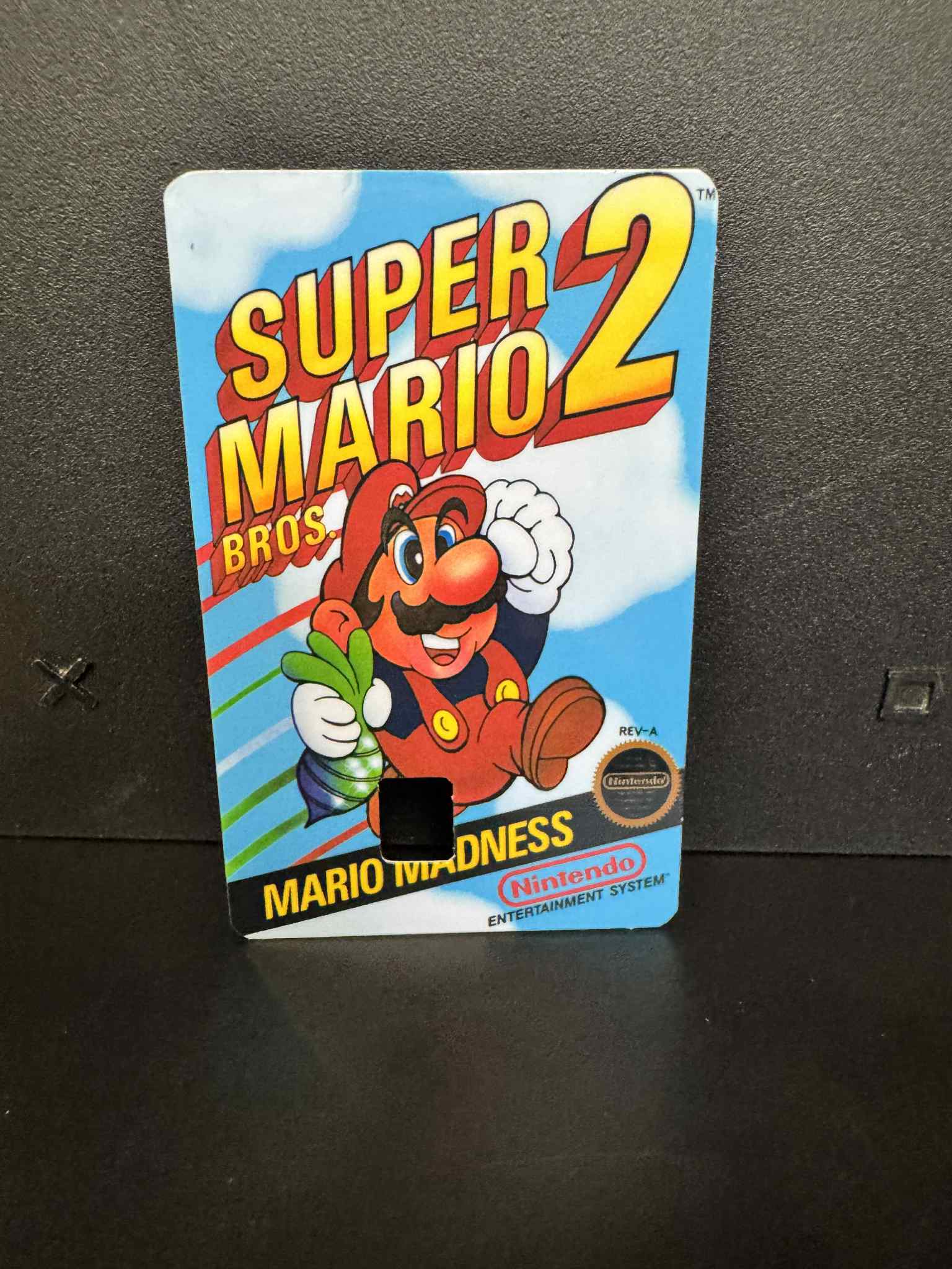 Super Mario Bros 2 Debit Card Sticker - Debit Card Stickers ...